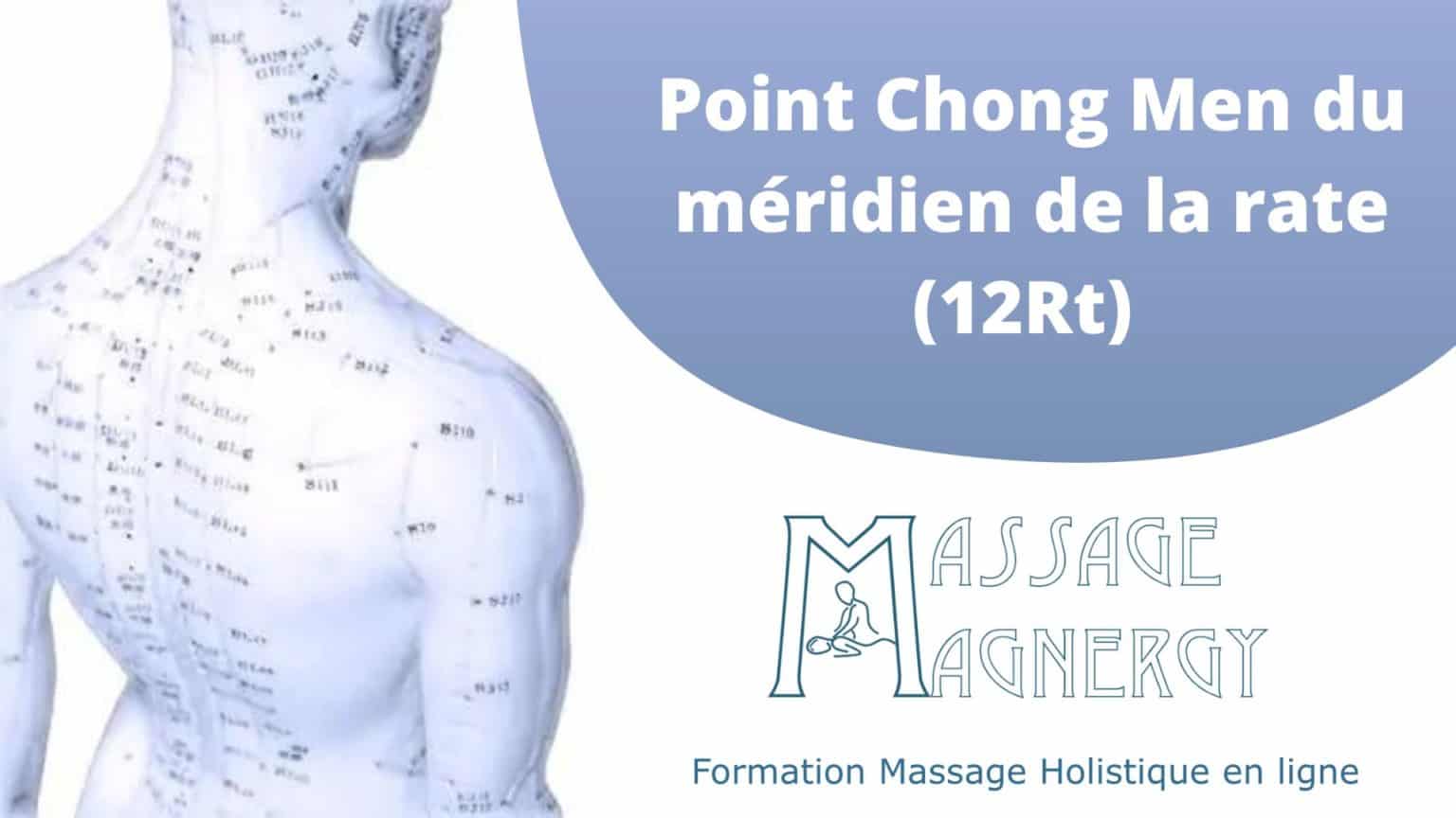 Méridien rate / pancréas : points et cartographie - Massage Magnergy